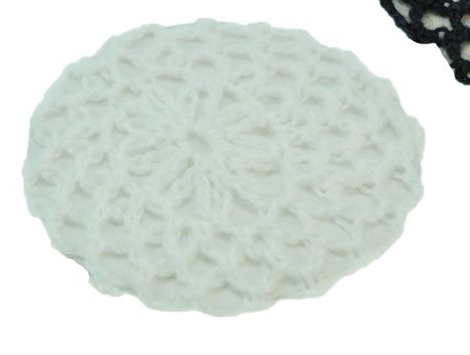 WHITE CROCHET BUN NET – Mad World Fancy Dress